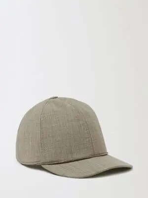Fabiana Filippi Virgin Wool Baseball Cap - Grey