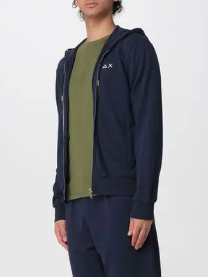 SUN 68 Full Zip Hoodie - Blue