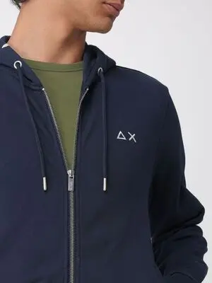 SUN 68 Full Zip Hoodie - Blue
