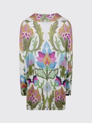 IN BED WITH YOU Viscose Blend Cardigan With Floral Print