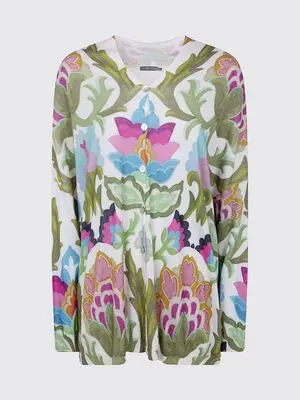 IN BED WITH YOU Viscose Blend Cardigan With Floral Print