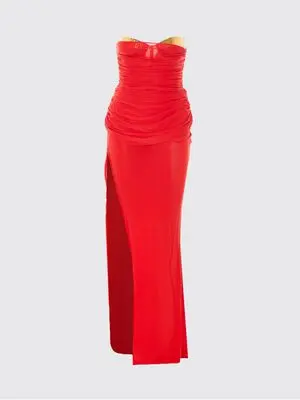 Elisabetta Franchi Sweetheart Neckline Off-the-shoulder Long Dress