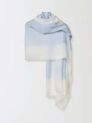 Fabiana Filippi Scarf - Gnawed Blue