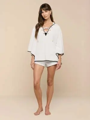 L'Agence Demeter Terrycloth Cover-up Poncho