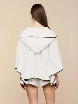 L'Agence Demeter Terrycloth Cover-up Poncho
