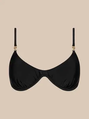 L'Agence Tenali Underwire Bikini Top - Black