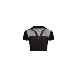 L'Agence Anastasia Swim Top - Black Mesh