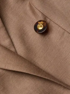 L'Agence Lila Linen-blend Blazer
