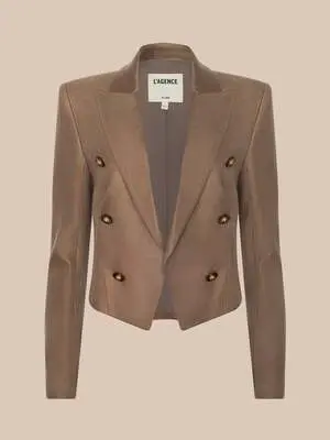 L'Agence Lila Linen-blend Blazer