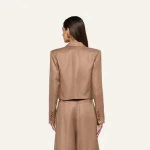 L'Agence Lila Linen-blend Blazer