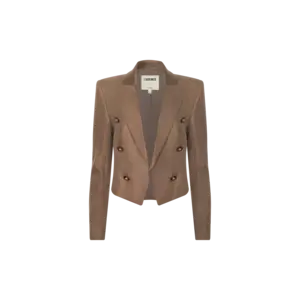 L'Agence Lila Linen-blend Blazer