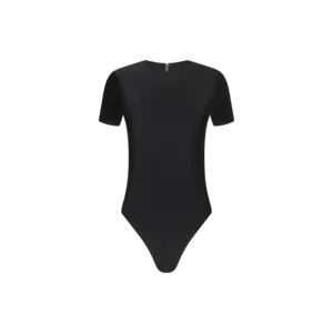 L'Agence Akola Short Sleeve One-piece Swimsuit
