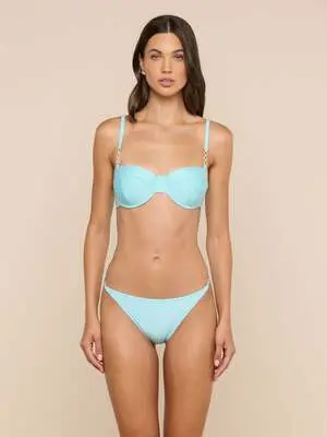 L'Agence Violet String Bikini Bottom