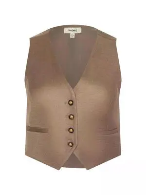 L'agence Button Detailed Vests For Women