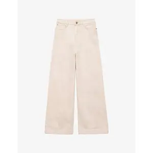 RO&ZO Wide-leg Mid-rise Denim Jeans