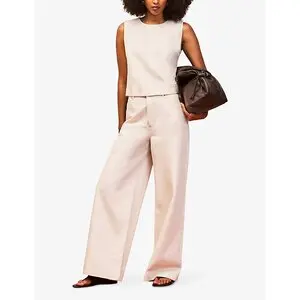 RO&ZO Wide-leg Mid-rise Denim Jeans