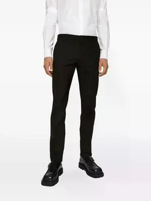 Dolce & Gabbana Double-breasted Stretch Wool Sicilia-fit Suit - Black