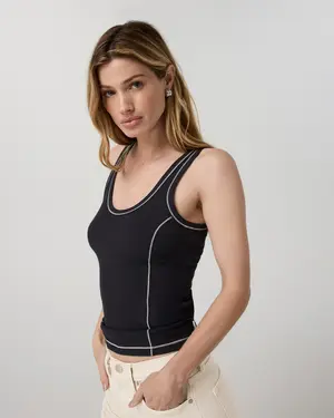 Contrast Stitching Activewear For Women