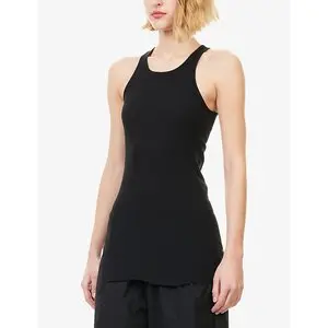 TEAM WANG DESIGN Asymmetric Cotton Top