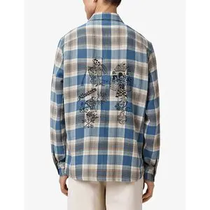 ALLSAINTS Alta Logo-embroidered Checked Cotton Shirt