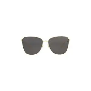 Gucci Square Frame Metal Sunglasses - Gold