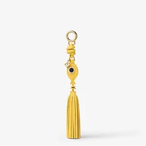 Fendi Fish Charm With Knotted Leather Strap
