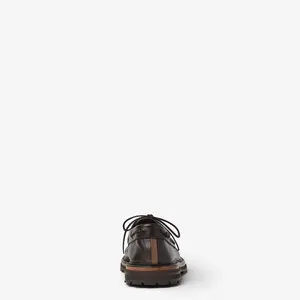 Fendi Pequin Lace-up Boat Shoes