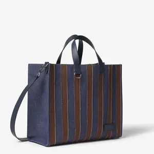 Fendi Pequin Shopper Bag