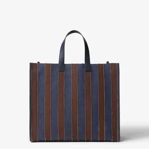 Fendi Pequin Shopper Bag