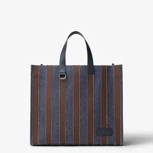 Fendi Pequin Shopper Bag