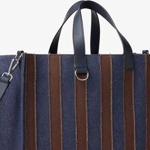 Fendi Pequin Shopper Bag