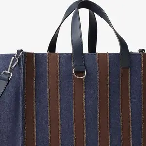 Fendi Pequin Shopper Bag