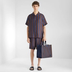 Fendi Pequin Shopper Bag