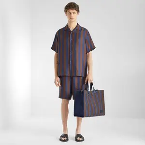 Fendi Pequin Shopper Bag