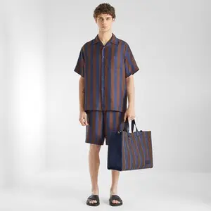 Fendi Pequin Shopper Bag