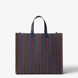 Fendi Pequin Shopper Bag