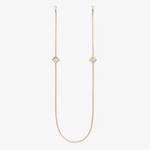 Fendi Cut-out Ff Logo Eyewear Chain
