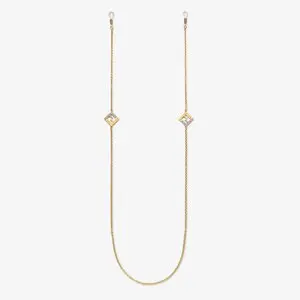 Fendi Cut-out Ff Logo Eyewear Chain