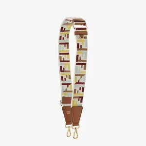 Fendi Ff Motif Jacquard Strap You Shoulder Strap