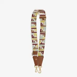 Fendi Ff Motif Jacquard Strap You Shoulder Strap