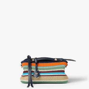 Fendi By The Way Soft Medium Bag In Raffia-effect And Cotton