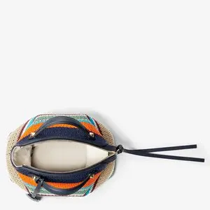 Fendi By The Way Soft Medium Bag In Raffia-effect And Cotton