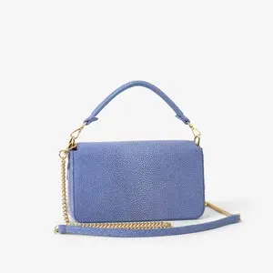 Fendi Baguette Mini In Periwinkle Blue Stingray Leather