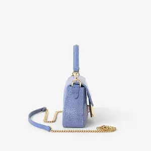Fendi Baguette Mini In Periwinkle Blue Stingray Leather