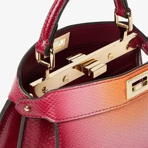 Fendi Peekaboo Iseeu Petite Karung Snake Bag
