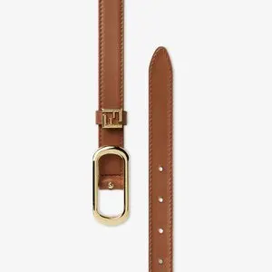 Fendi Ff Logo Leather Belt