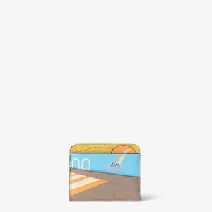Fendi Postcards Card Case - Multicolour