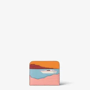 Fendi Postcards Card Case - Multicolour