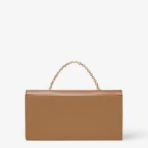 Fendi Ff Diamonds Wallet On Chain - Brown
