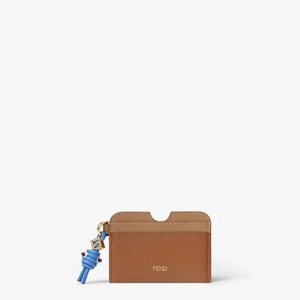 Fendi Ff Diamonds Card Case - Brown